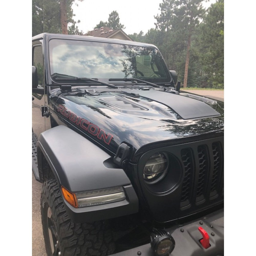 Bonnet Solar Panel - Jeep Rubicon Wrangler JL and Gladiator JT - 50-Wa ...
