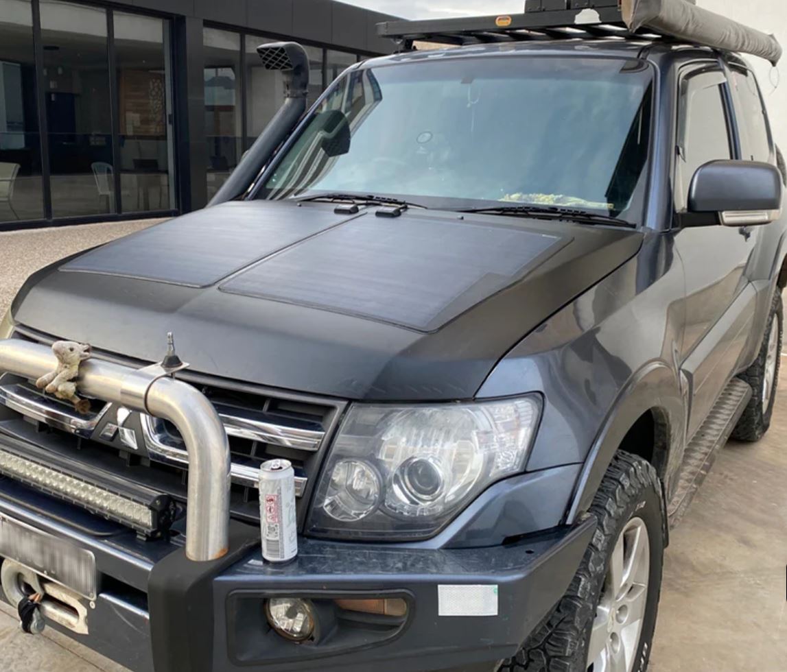 Bonnet Solar Panel - Mitsubishi Pajero (2006-2021) 140-Watt – Vehicle ...