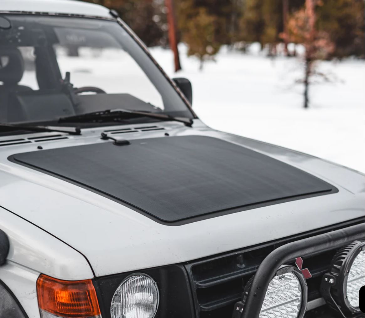 Bonnet Solar Panel -Mitsubishi Pajero (1999-2006) 100-Watt – Vehicle ...